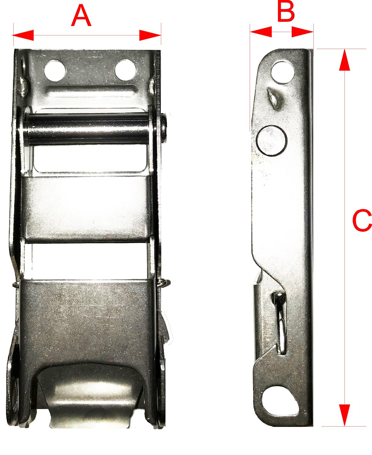 Locking Buckle w/ Push Button 1500kg