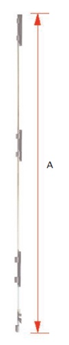 Blade Quick Release Rod Assembly (Roadside) 107" TTT (Components Only)